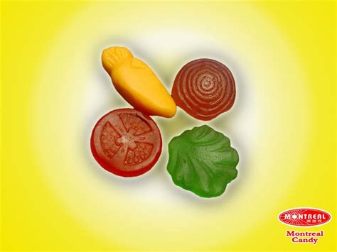 Vegetable Shape Gummy Candy China Montreal Price Supplier 21food