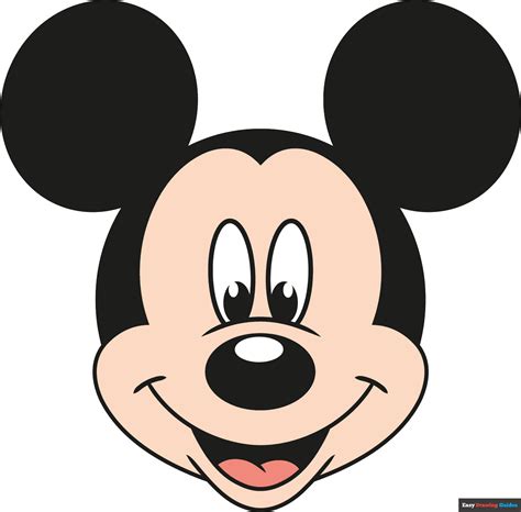 Drawing Of Mickey Mouse Head