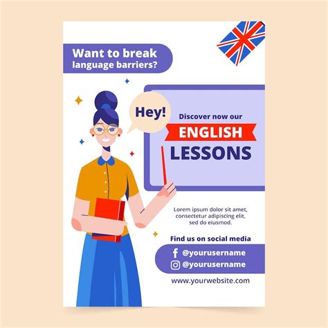 English Class Flyer Images Free Download On Freepik