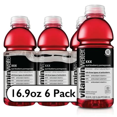 Publix Vitaminwater Xxx Electrolyte Enhanced Water W Vitamins Açai