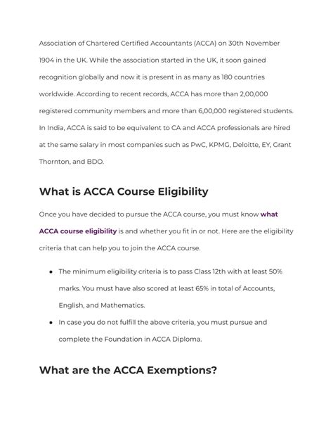 Ppt What Is Acca Full Form And Course Details Zell Education