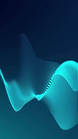 Blue Abstract Loopable Blue Cg Motion Waving Dots Texture With Glowing