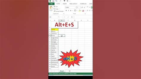 Mastering Excel Transpose Function Altes And Ctrlc For Copying Data