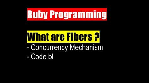 Sharukhan Patan On Linkedin Fibers In Ruby Concurrency Khan Bhai