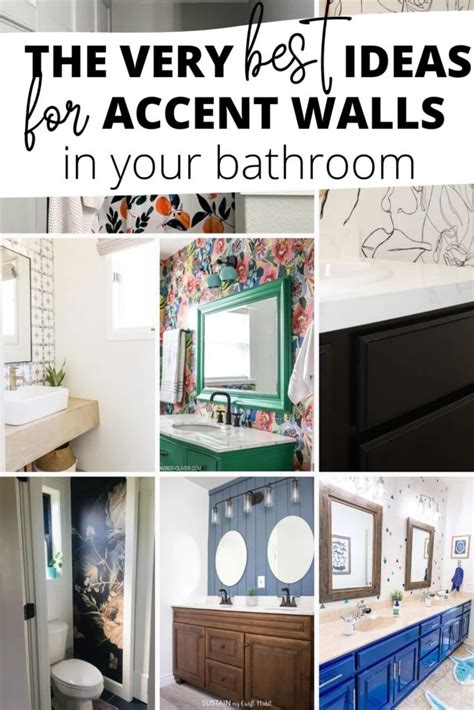 12 Stunning Bathroom Accent Wall Design Ideas The Diy Nuts