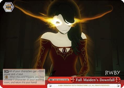 Fall Maidens Downfall Rrr Rwby Weiss Schwarz