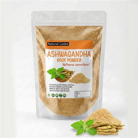 Organic Ashwagandha Root Powder All Natural Withania Somnifera Radix