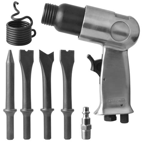 Proshi 150mm Air Hammer Kit 4 Chisels 4500 Bpm Pneumatic Hammer