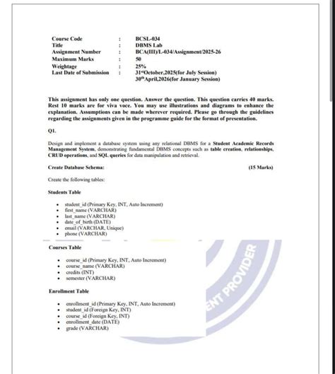 Bcsl 034 Ignou Solved Assignments 2024 25 English Pdf Download