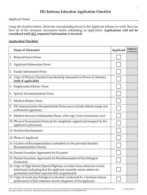 Fillable Online Fiu Embrace Education Faqflorida International University Fax Email Print