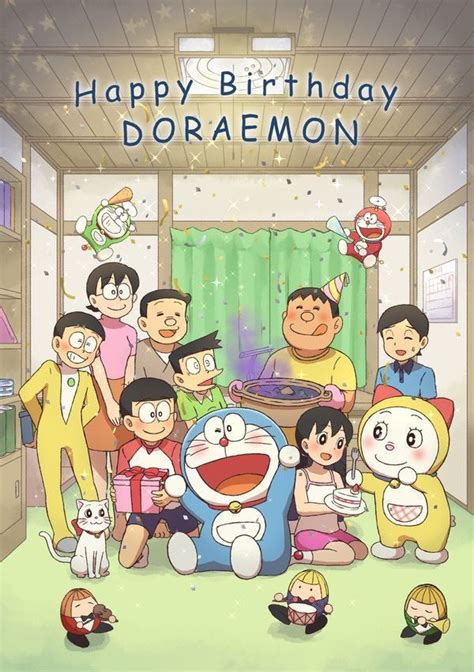 Sinh Nhật Của Doraemon Doraemon Anime Phim Hoạt Hình
