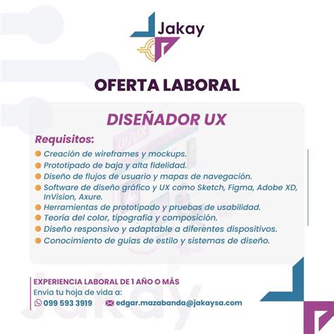 Jakay Ofertalaboral Diseñador Programadorweb Profesionales Shyar Tv