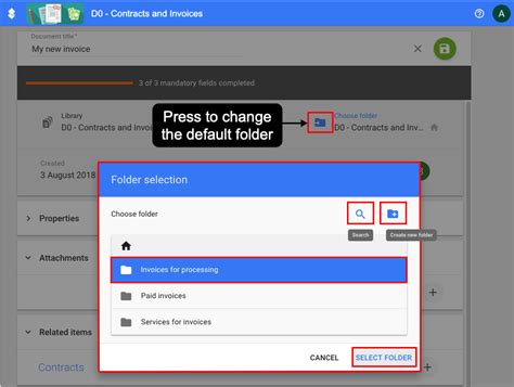 Create Documents In Document Management Libraries Aodocs Knowledge Base