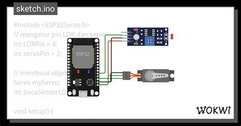 Ldrservo Wokwi Esp32 Stm32 Arduino Simulator Ldrservo Wokwi Esp32 Stm32 Arduino Simulator