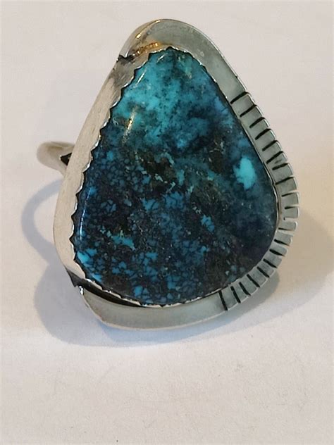 Ep Hallmark Sterling Silver And Multi Color Blue Stone Gem