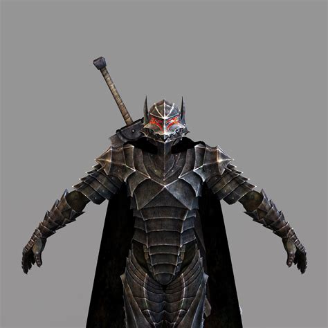 Guts Berserker Full Body Wearable Armor With Helmet And Sword 3d Model