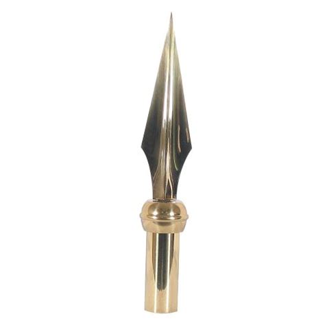 Brass Staff Spear Finial