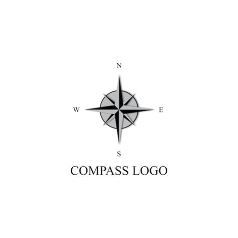 Premium Vector Logo Compass Design Vector White Background