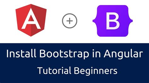 How Install Add Bootstrap In Angular Framework Tutorial Beginners YouTube