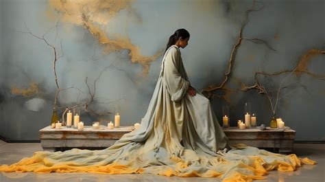 Premium Photo 3d Photo Of A Woman Embedded In The Wall Having Some Design