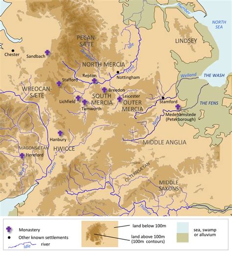 C500 800 Ce Anglo Saxon Mercia Anglo Saxon Anglo Saxon Kingdoms