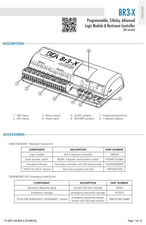 PDF Programmable 3 Relay Advanced Logic Module Restroom Programmable 3 Relay