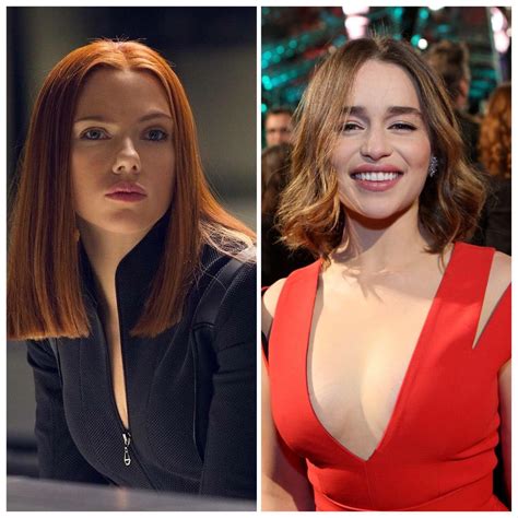 Scarlett Johansson And Emilia Clarke Scrolller