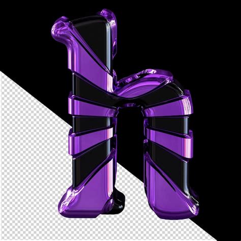 Lettre Symbole Violet Psd Premium