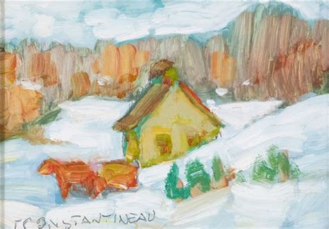 Jean Constantineau Maison à St Simon 1989 1989 Mutualart