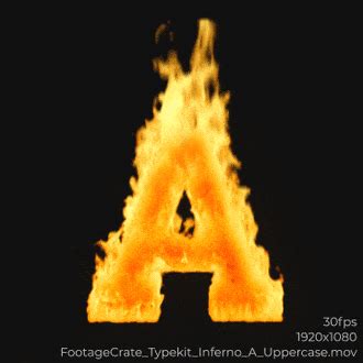 Animated Flame Text