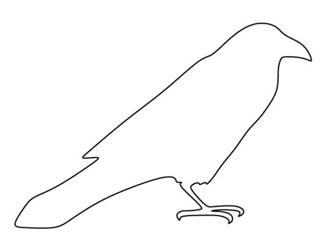 Printable Raven Template Artofit