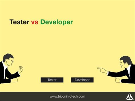 tester vs developer