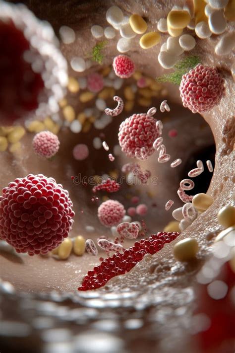 Exploring The Intricate World Of Cellular Structures And Interactions Within A Biological