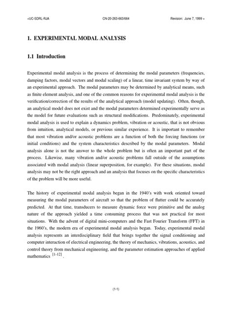 Experimental Modal Analysis 1 Pdf