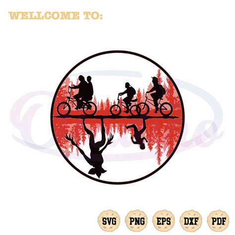 Upside Down Stranger Things Svg Horror Film Files For Cricut Oladino