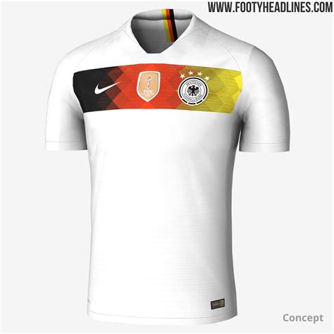 Update Nike Germany 2018 Home And Away Kit Concepts Revealed Footy