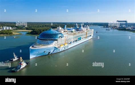 Worlds Largest Cruise Ship Icon Of The Seas Departing For Sea Trials