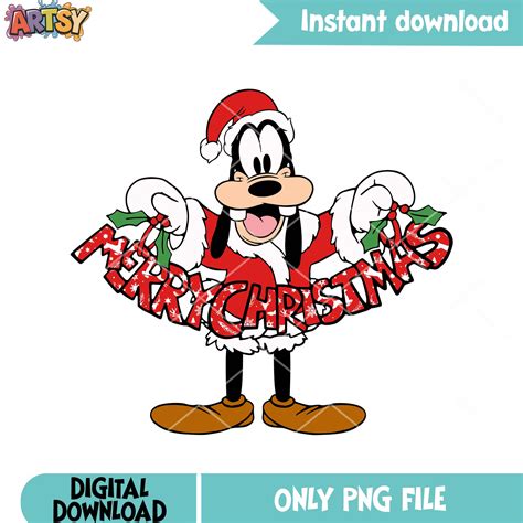 The Christmas Goofy Png Disney Christmas Png Goofy Png Artsysvg