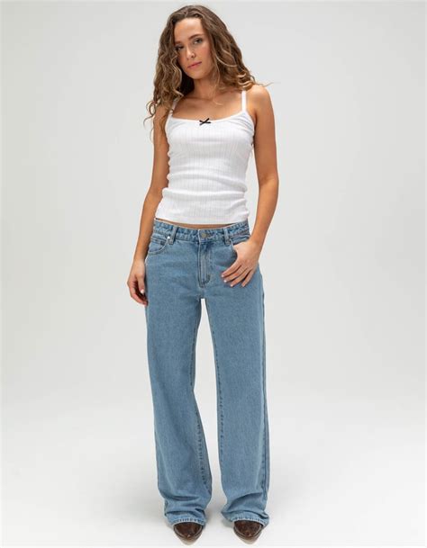 Abrand 99 Low Gigi Womens Baggy Jeans Medium Wash Tillys