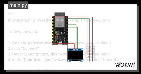 Micropython Mqtt Weather Logger Esp32 Display Wokwi Esp32 Stm32 Arduino Simulator