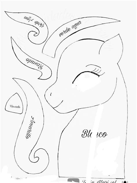 Moldes De Unicornio En Foami Para Imprimir 100 Mejores 4c3 Unicorn