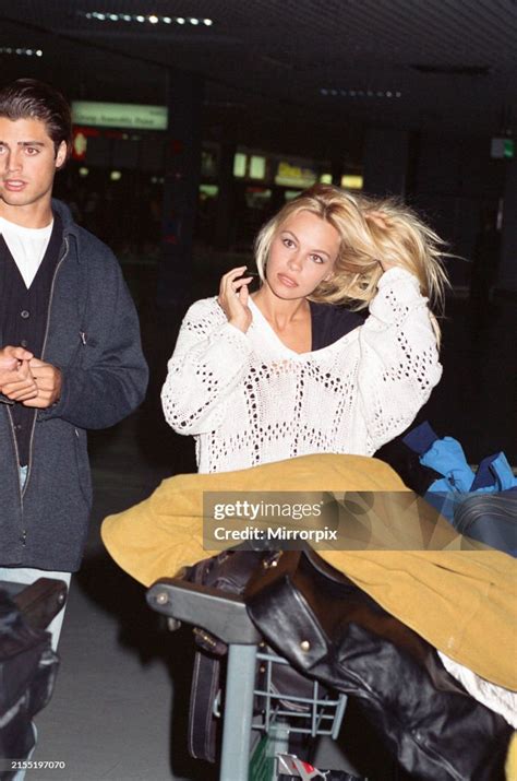 Pamela Anderson Canadian American Actress And Model Pictured At