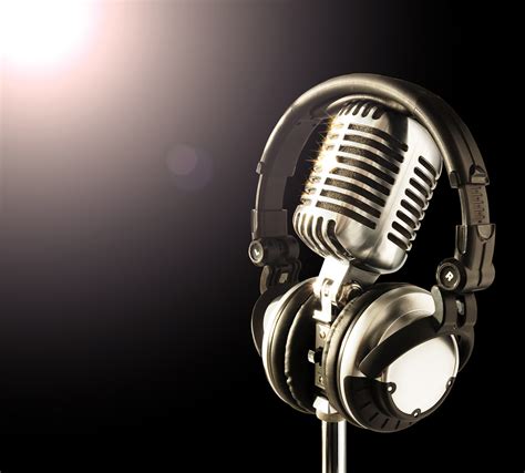 Microphone And Headphor If You Use This Photo Please Add Flickr