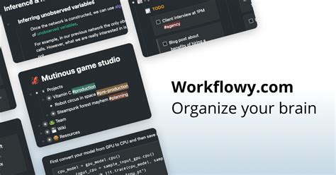A Simpler Way To Organize Your Work Workflowy