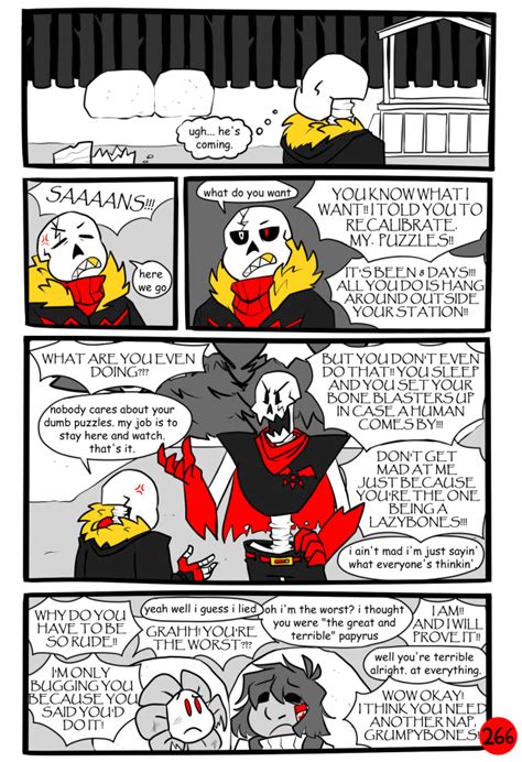 Unofficial Underfell Comic Part 6 Cold Oh Hes A Jerk To Papyrus Also