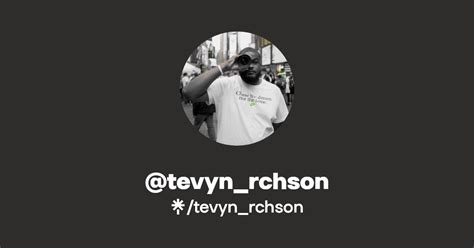 Tevyn Rchsons Link In Bio Instagram And Socials Linktree