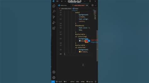 Asmr Programming Selectable List Or Div Using Jquery Ui Asmrprogramming Coding Jquery Html