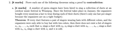 solved [8 marks] prove each one of the following theorems