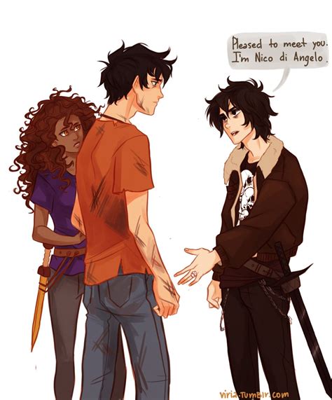 Hazel Percy And Nico Percy Jackson Percy Jackson Art Percy And Nico