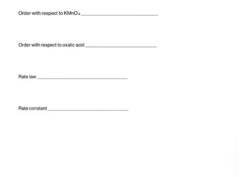 Solved From A Kinetics Experiment We Can Observe The Rate